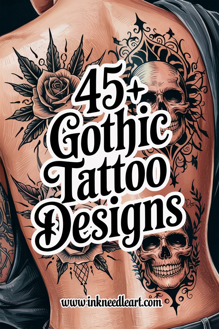 45+ Gothic Tattoo Designs – Ink Needle Art